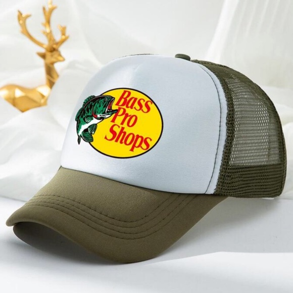 Bass Pro Shops | Accessories | Bass Pro Shops Hat Embroidered Logo Mesh ...